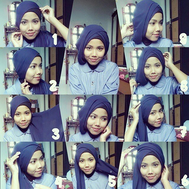 10 Tutorial Hijab Paris Untuk Wisuda. Meski Sederhana, Kamu Tetap Bisa ...