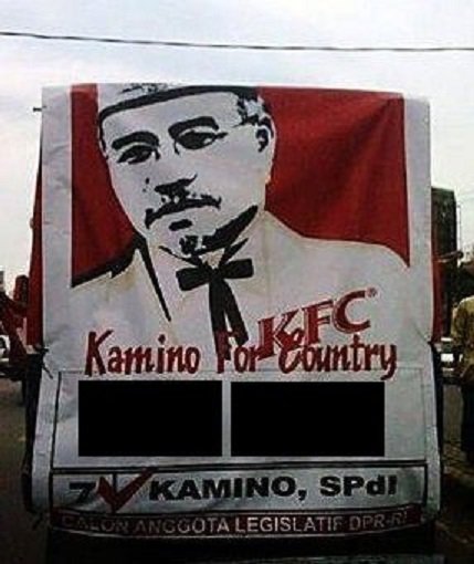 Kelewat Kreatif, Baliho Caleg Kampanye ini Sungguh Out of The Box ... Kelewat Kreatif, Baliho Caleg Kampanye ini Sungguh Out of The Box ...