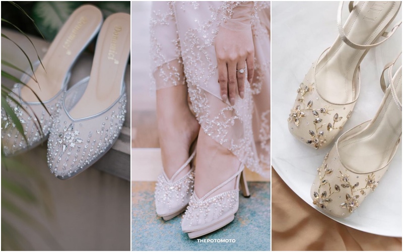 Contoh Sepatu Wedding CUSTOM ORDER Brides, Kamu Bisa Request Model
