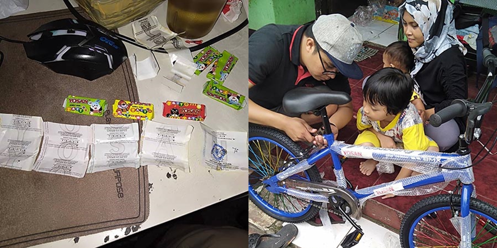 Kumpulkan Bungkus Permen Yosan, Pria ini Dihadiahi Sepeda BMX. Mitos ...
