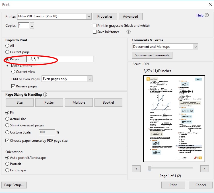 Tutorial Nge-print Materi Pelajaran di Kertas Binder. Jaminan Rapi ...