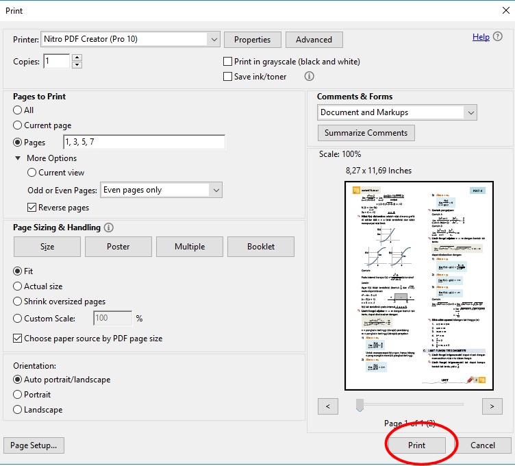 Tutorial Nge-print Materi Pelajaran di Kertas Binder. Jaminan Rapi ...