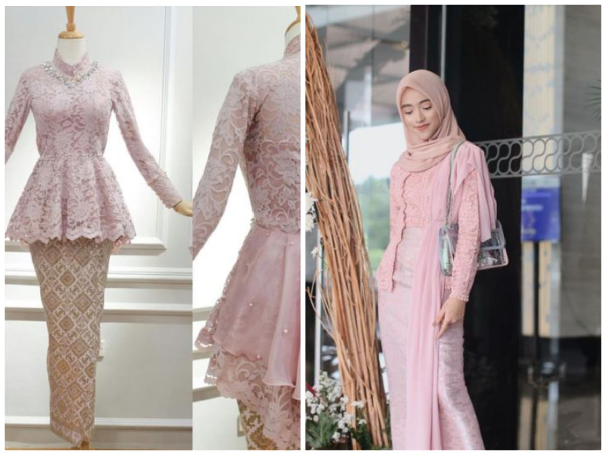 10 Model Kebaya Pink yang Juga Cantik Dipakai Penyuka Warna Gelap ...