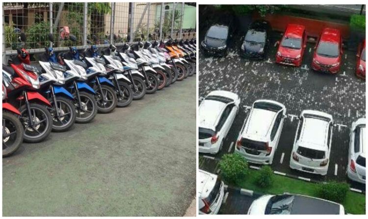 11 Pemandangan Segar Saat Parkiran Terlihat Rapi. Antara Kompak atau ...