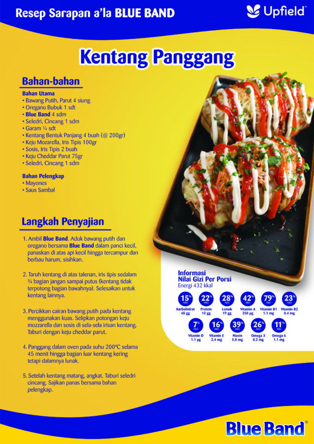 Perkenalkan Kandungan Dasar Nabati dalam Kemasan Baru, Blue Band ...