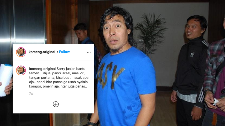 Membaca Caption Unggahan Foto di Instagram Milik Komeng Adalah ...