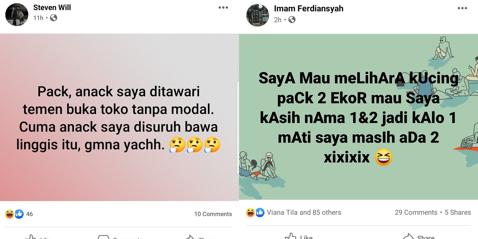 11 Status FB Kocak ala Jokes Bapak-Bapak Kompleks