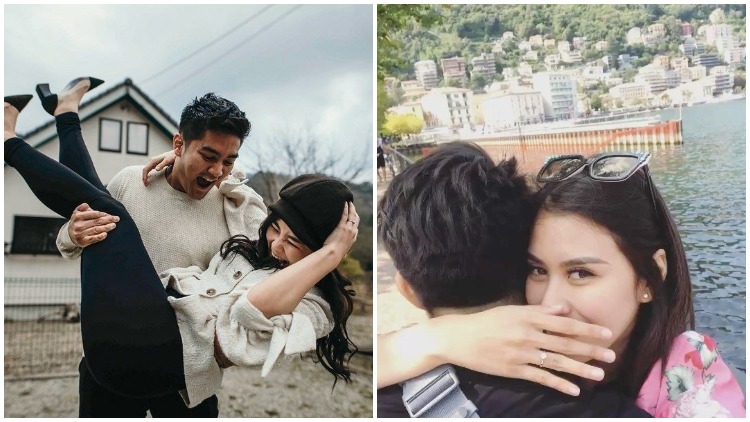 Manfaatkan Momen Liburan,10 Artis ini Justru Dilamar sang Kekasih Saat Berada di Luar Negeri