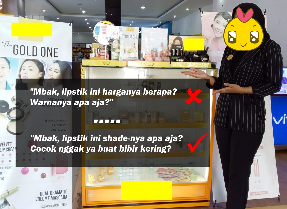 4 Cara Bertanya ke SPG Makeup Biar Kamu Tampak Berkelas. Nggak Akan ...