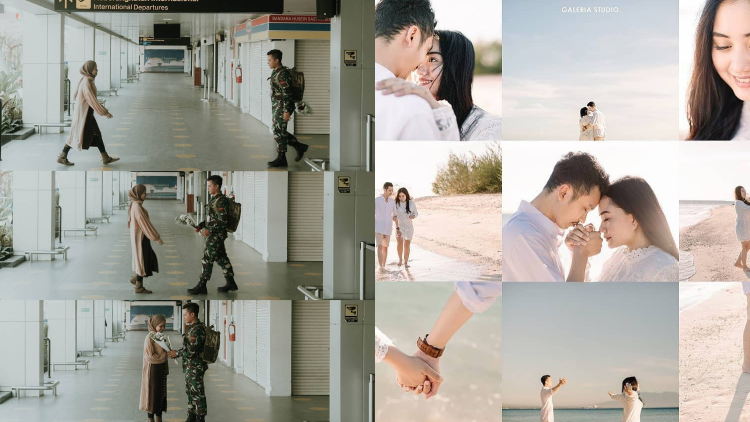 8 Ragam Kolase Foto Pre-wedding Estetik. Cara Asyik Biar Semua Foto ...