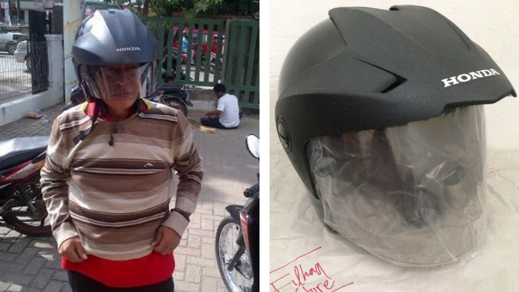 Alasan Kaum Bapak-Bapak Hobi Pakai Helm Bawaan dari Dealer. Bapakmu ...