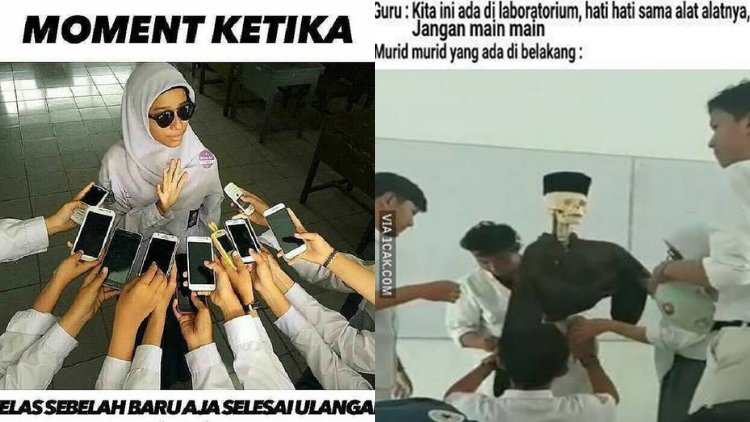 11 Meme Kocak ini Bikin Iri Anak-Anak Sekolah Zaman Sekarang. Kapan ...