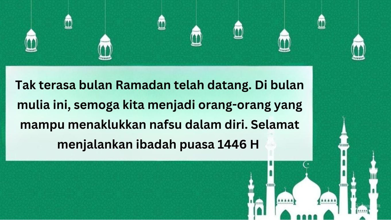 13 Ucapan Selamat Menunaikan Ibadah Puasa Ramadan 2025 • SoPasti.Com