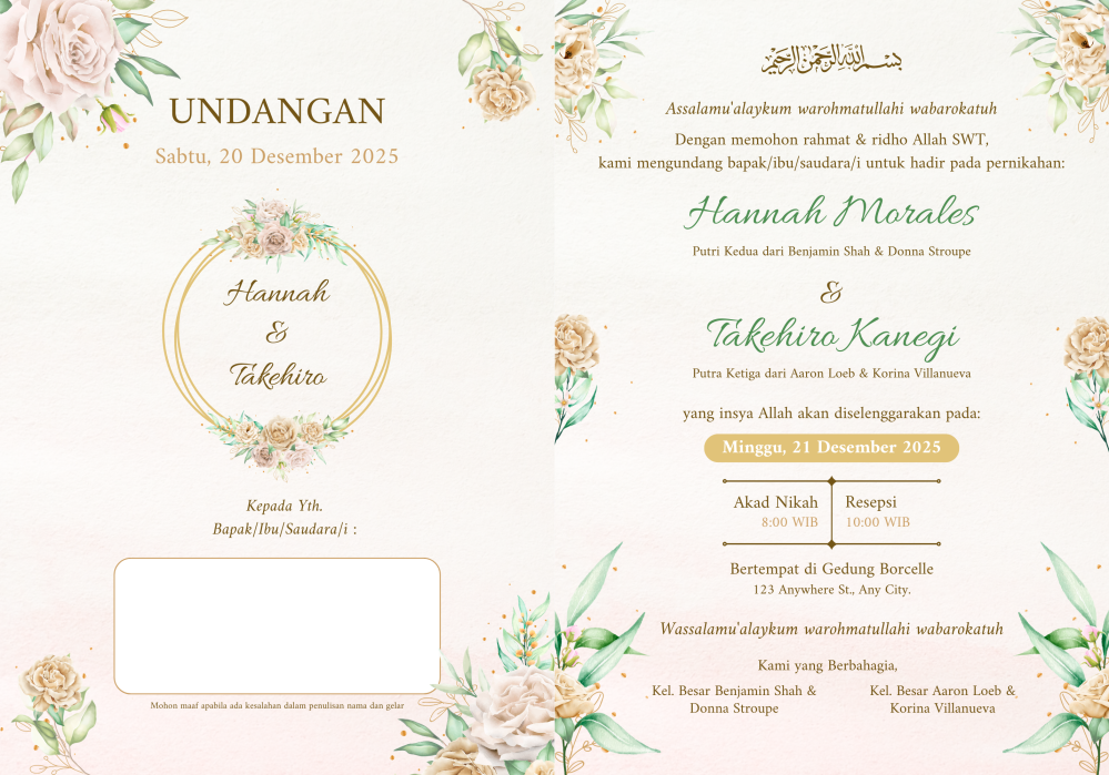 Contoh Kata-Kata Undangan Pernikahan, Singkat Namun Berkesan