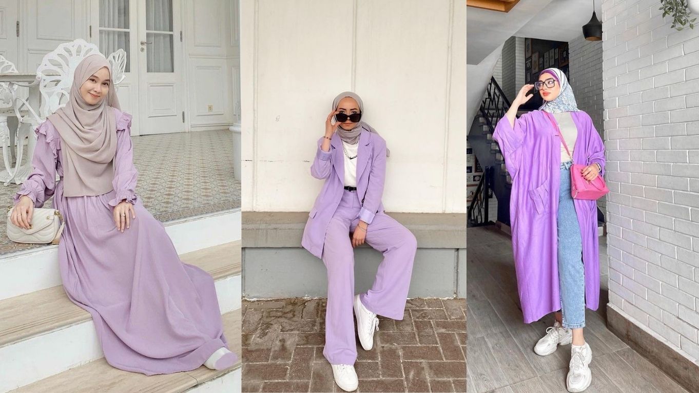 Baju Lilac Cocok dengan Hijab Warna Apa? 10 Mix and Match Ini Bikin Kamu Tampil Stylish!