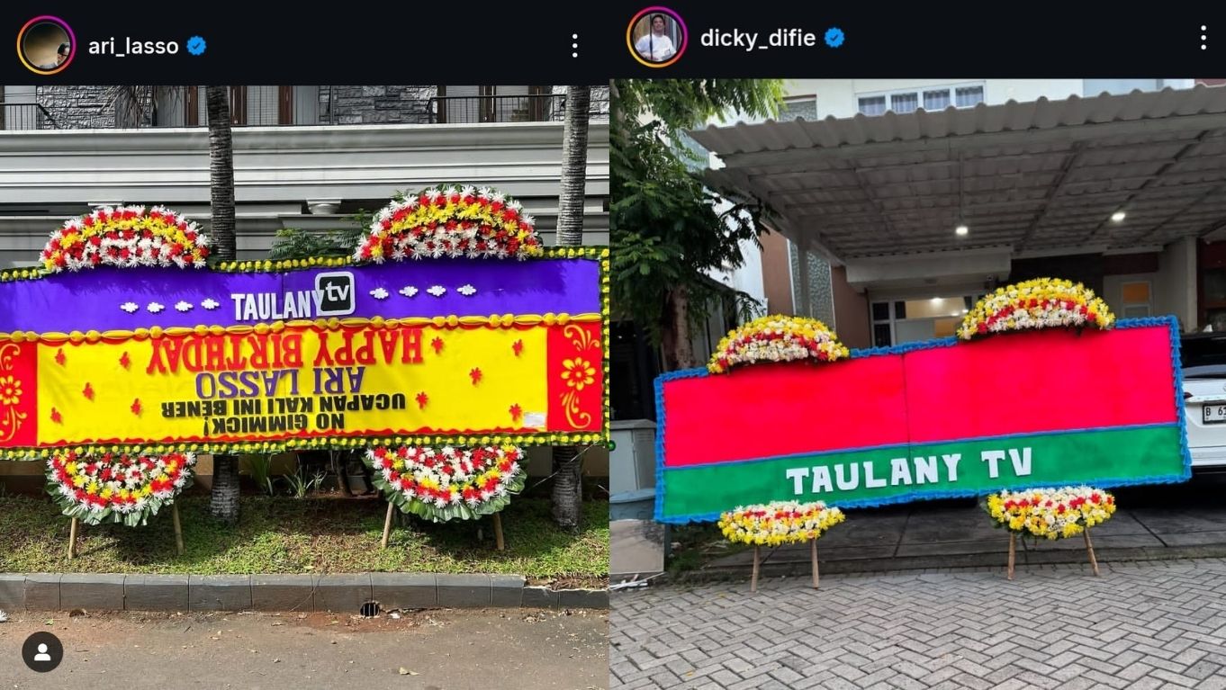 9 Ide Karangan Bunga ala Andre Taulany yang Out of The Box & Selalu Viral