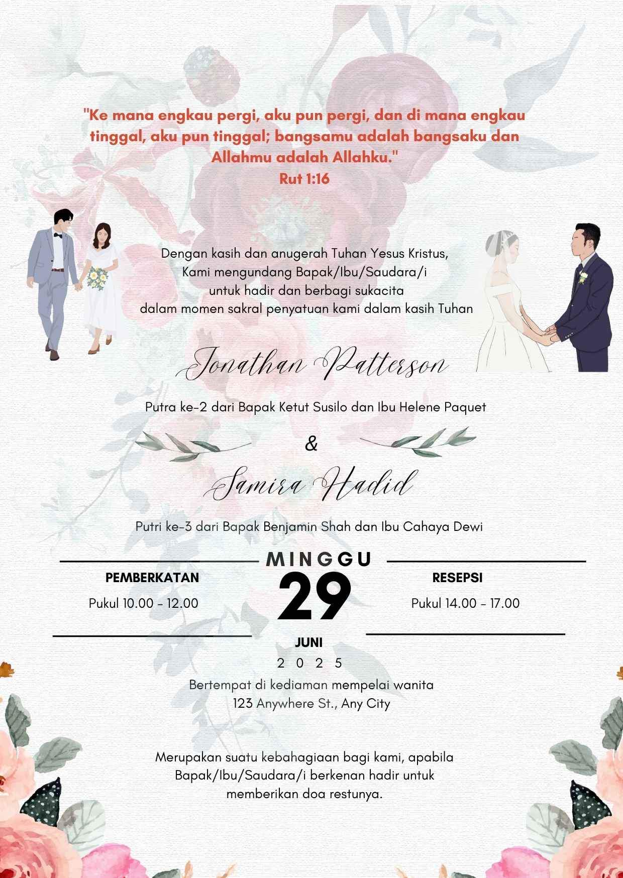 10 Ayat Alkitab untuk Undangan Pernikahan Kristen yang Anti Mainstream ...
