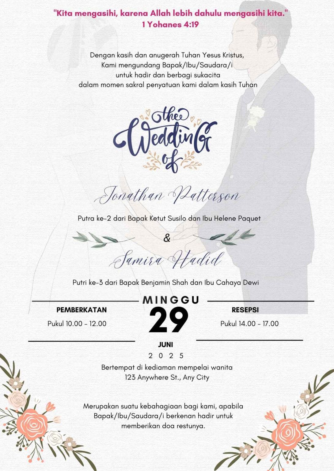 10 Ayat Alkitab untuk Undangan Pernikahan Kristen yang Anti Mainstream ...