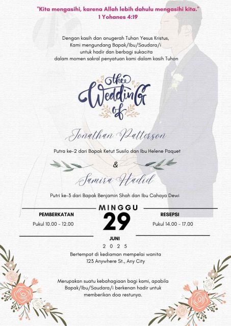10 Ayat Alkitab untuk Undangan Pernikahan Kristen yang Anti Mainstream ...