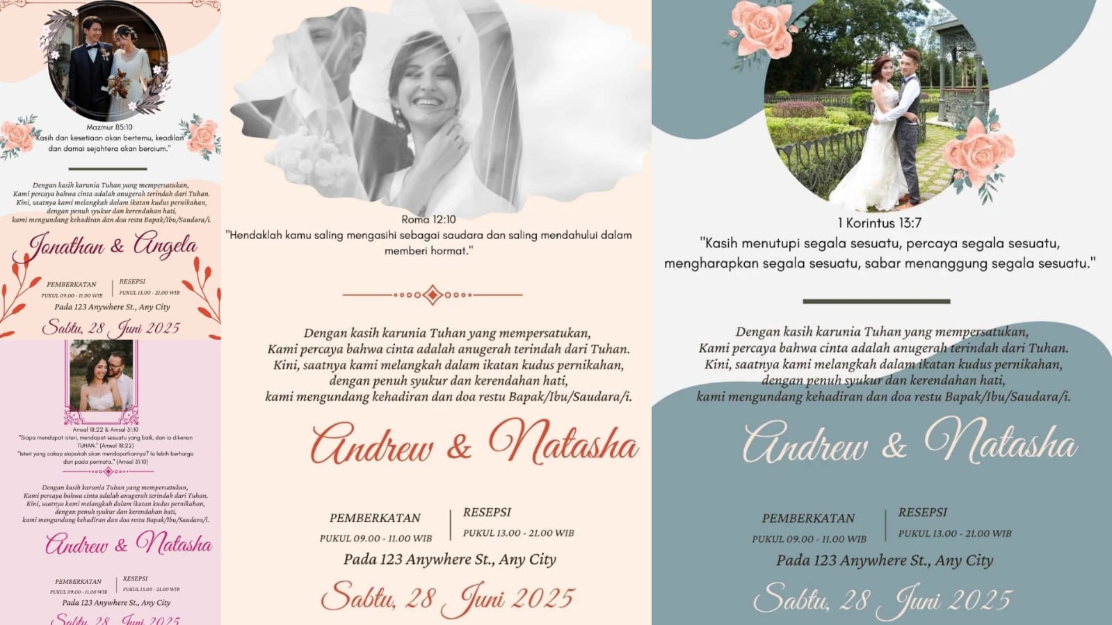 10 Ayat Alkitab untuk Undangan Pernikahan Kristen yang Anti Mainstream ...